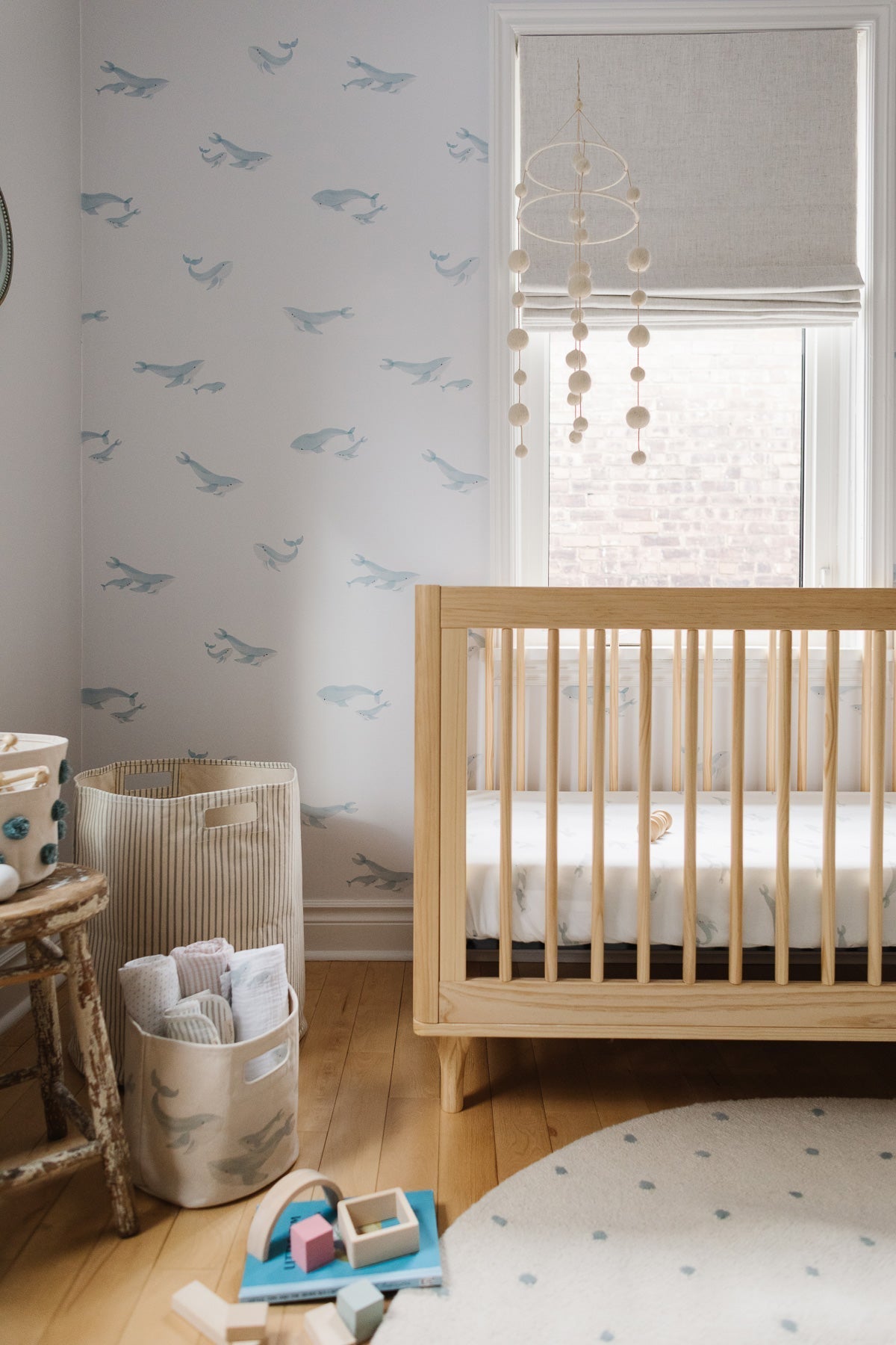 Chasing Paper X Pehr Wallpaper - Follow Me Whale