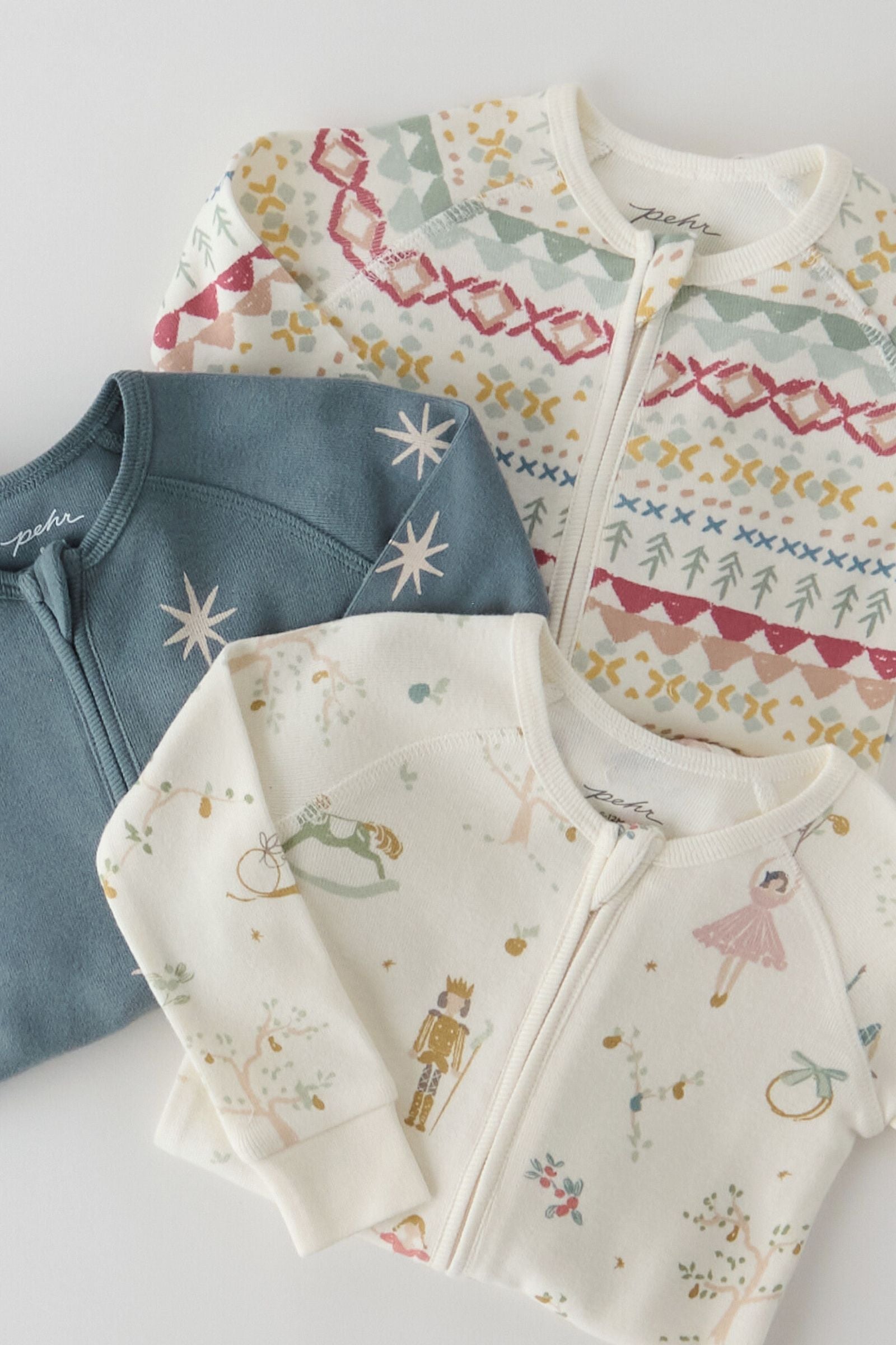 Ribbed Baby Footless Sleeper - Fair Isle – Pehr