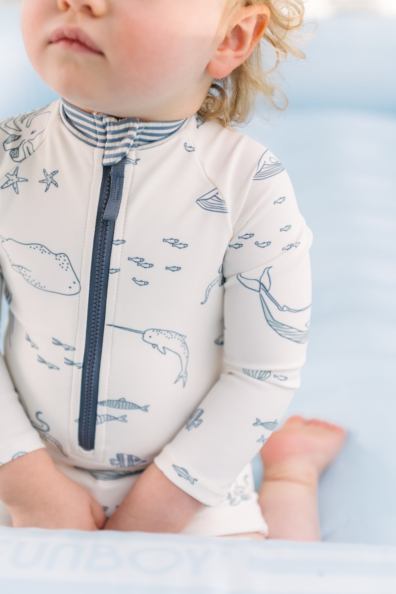 Swim Long Sleeve One-Piece - Life Aquatic – Pehr