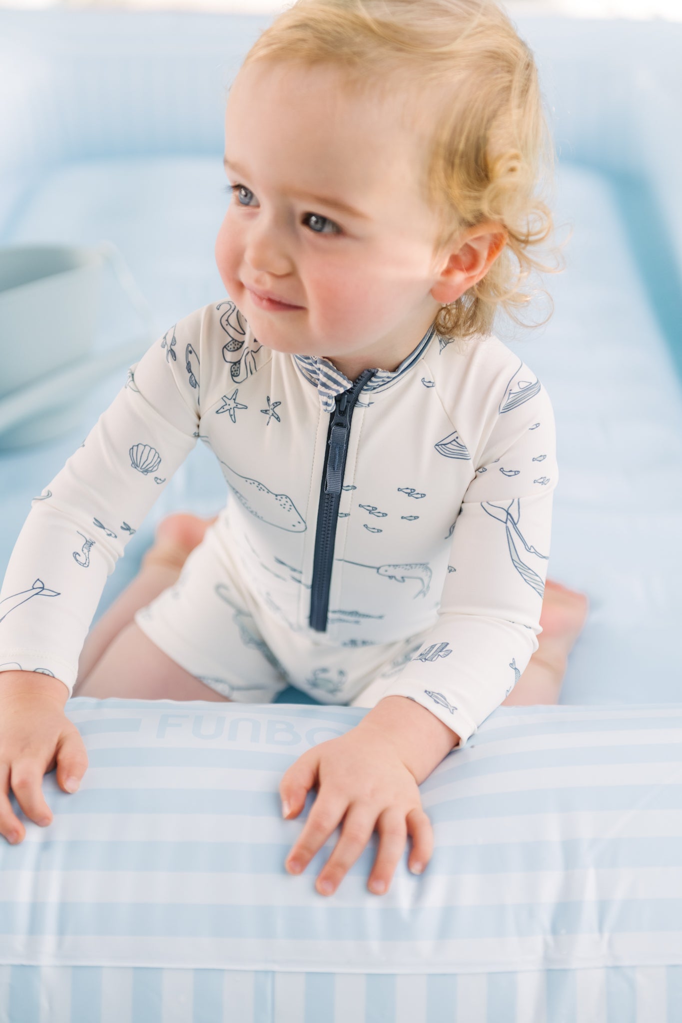 Swim Long Sleeve One-Piece - Life Aquatic – Pehr