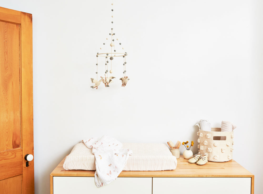 How To Hang a Baby Mobile From The Ceiling: 5 Easy Steps – Pehr